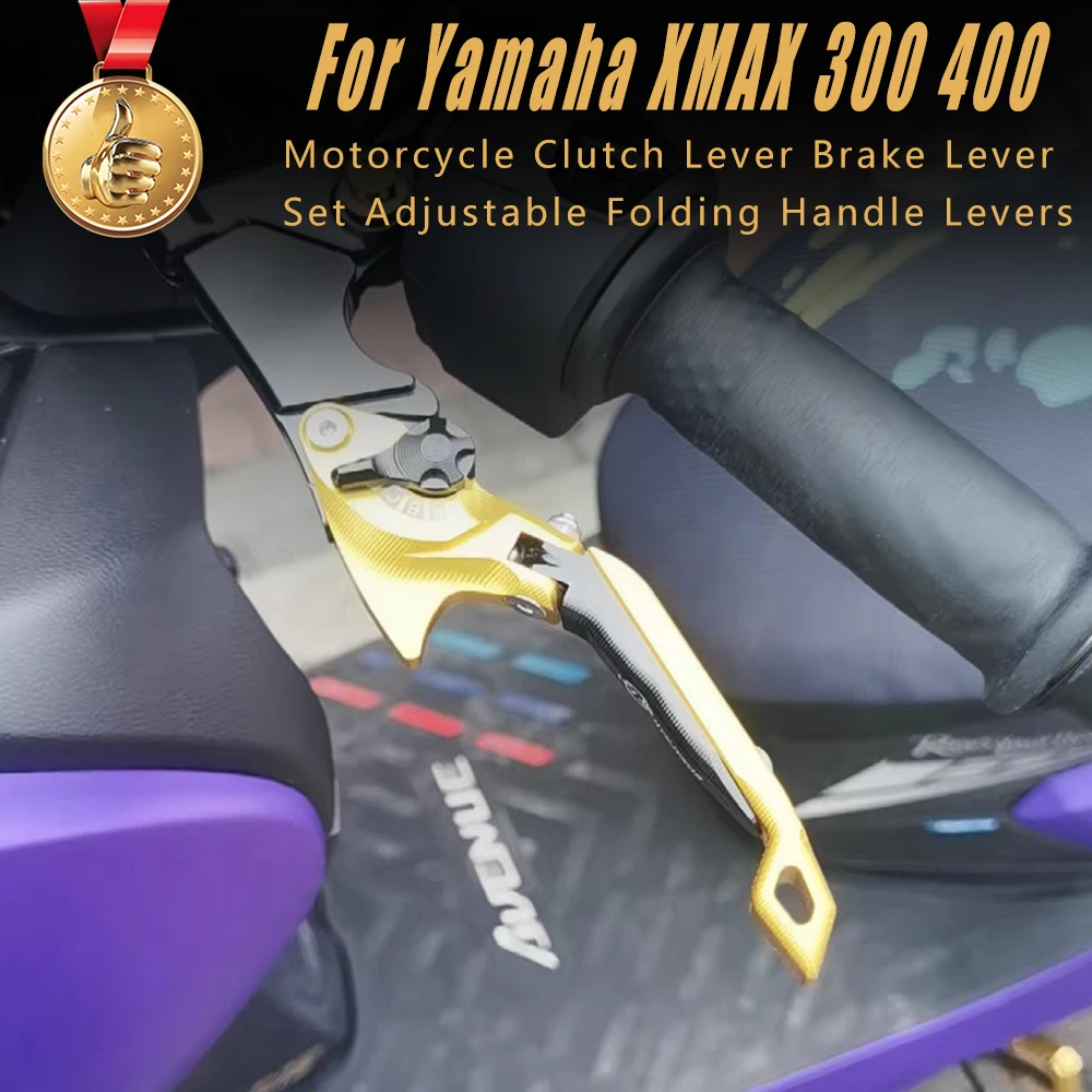 CNC Parking handle clutch brake lever with parking lock For YAMAHA XMAX ...