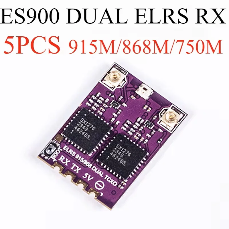 5PCS-ES900-DUAL-RX-ELRS-Diversity-Receiver-915MHz-868MHz-750MHz-Built ...