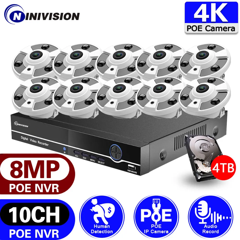 4K-8MP-10CH-CCTV-Fisheye-Monitoring-Camera-System-P2P-8CH-POE-NVR-Kit ...