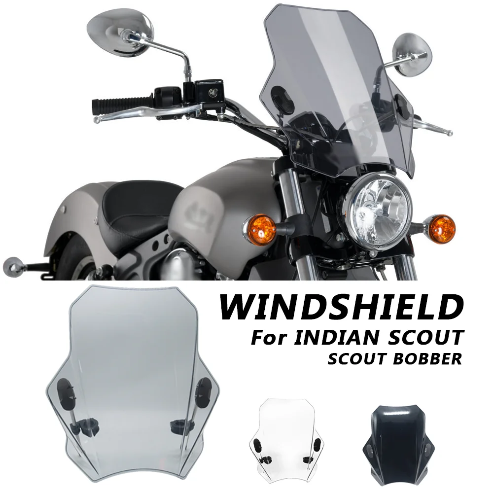For INDIAN SCOUT SCOUT BOBBER 2018-2022 2023 Motorcycle Windscreen ...