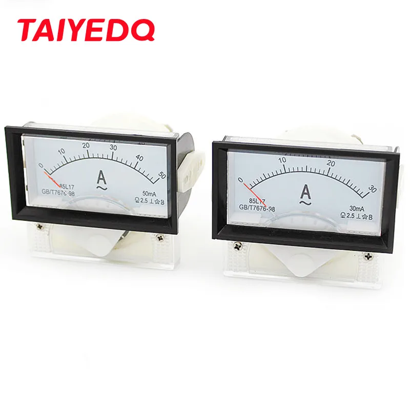 AC 10A 20A 30A 50A 100A 200A 500A 750A 1KA Analog Ampere Panel Meter ...