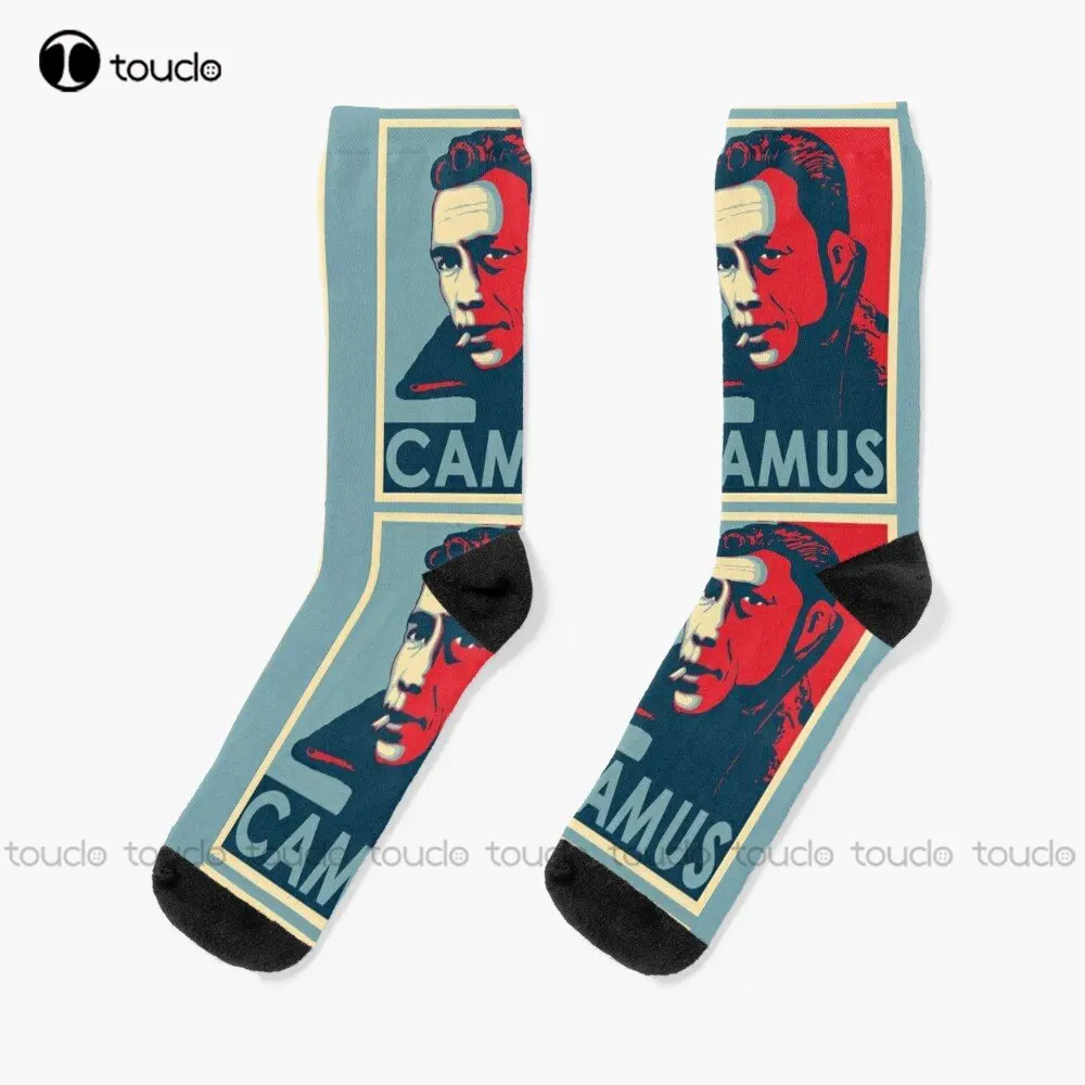 Albert-Camus-Socks-Men-S-Socks-Personalized-Custom-Unisex-Adult-Teen ...