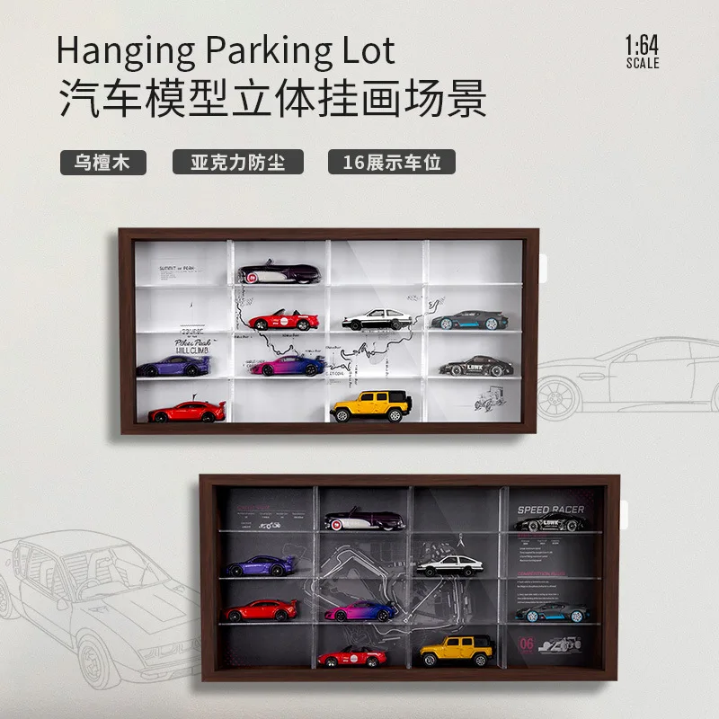 1-64-Multi-car-track-theme-car-model-wall-hanging-storage-box ...