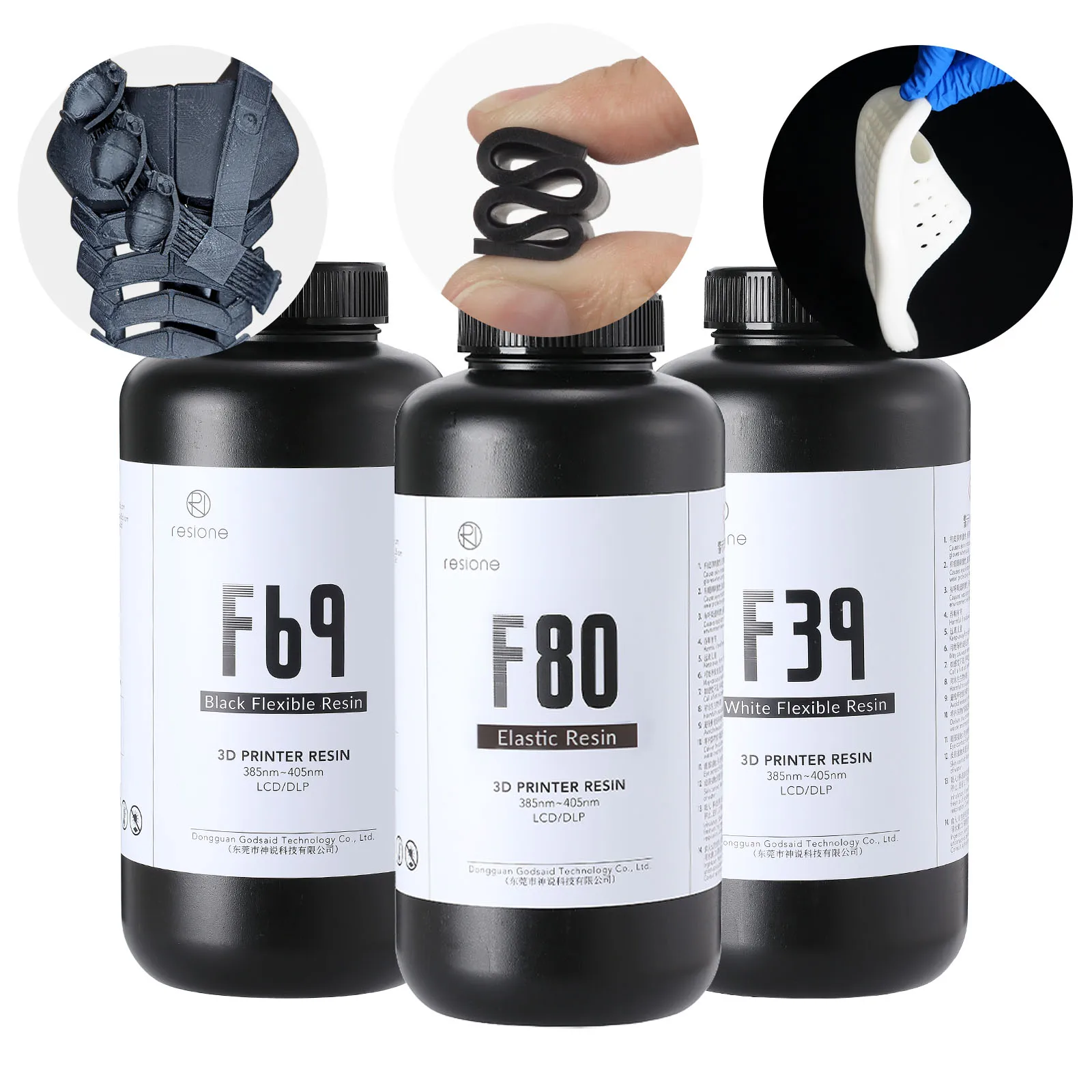 RESIONE-3D-Printer-Resin-Flexible-Resin-Tear-Resistant-Elastic ...