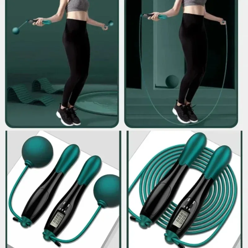 Counting-Jump-Rope-Ball-Adjustable-Cordless-Jump-Rope-Skipping-Rope ...