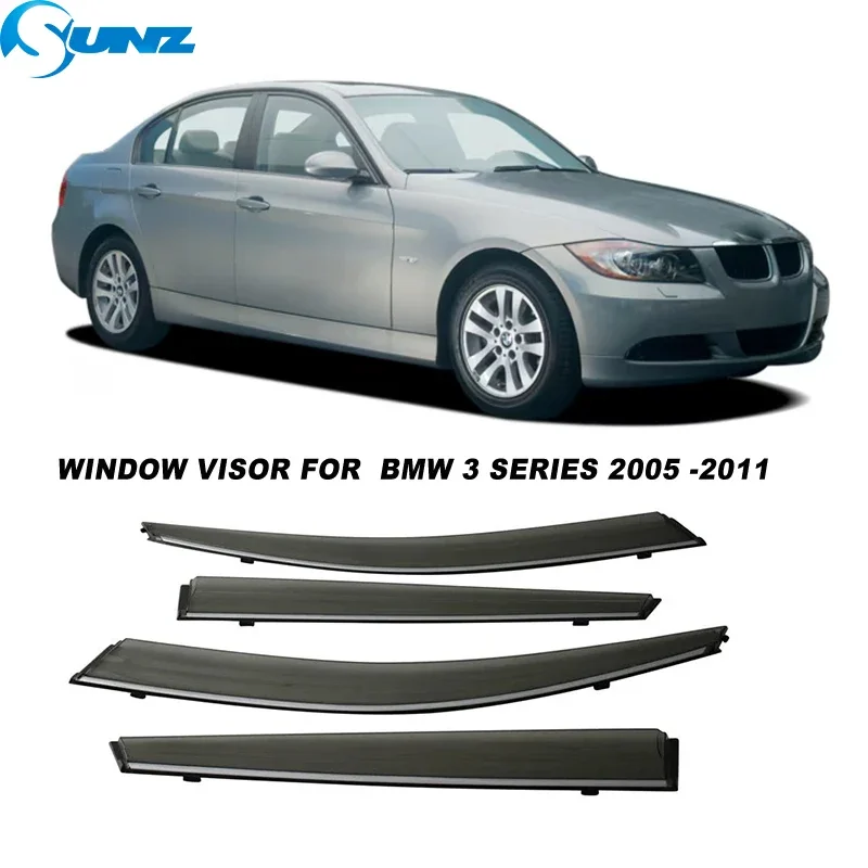 Car Window Visor For BMW 3 Series E90 320i 2005 2006 2007 2008 2009 ...