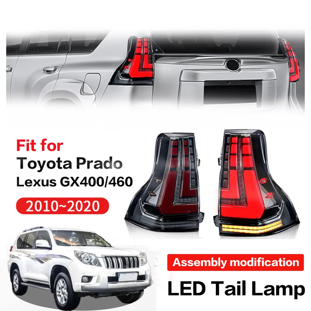 Car Rear Light For Toyota Prodo LEXUS GX460/GX400 2010 2020 LED Taillight Lights Turn Signal ...