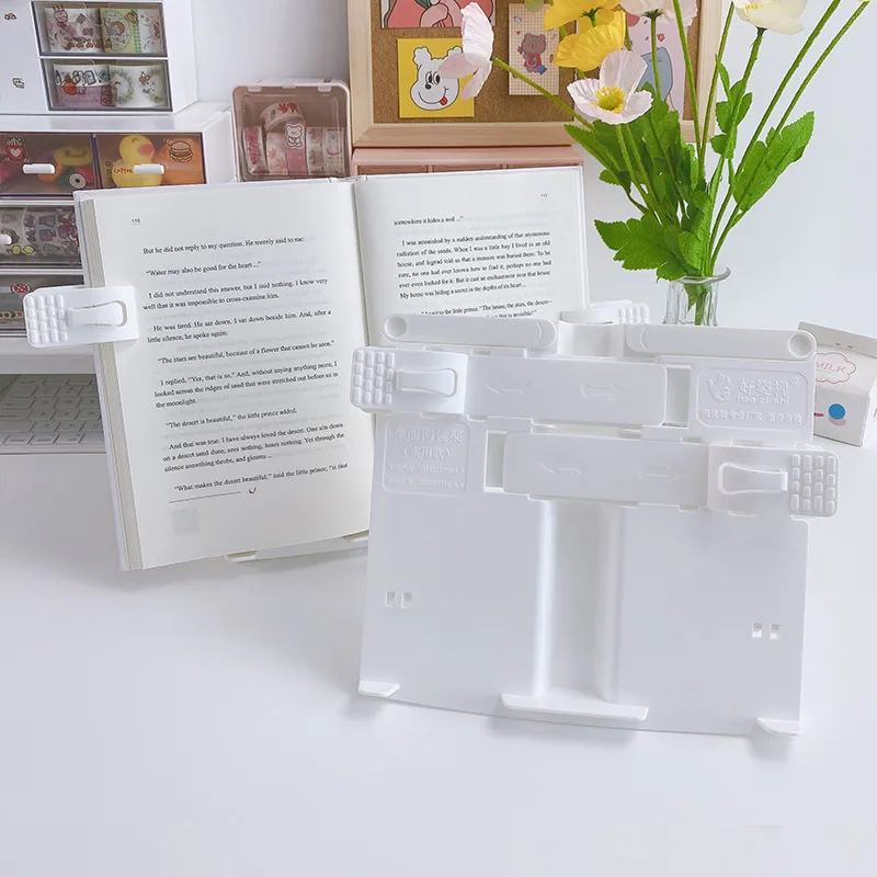 Reading-Book-Stand-Desktop-Reading-Fixed-Textbook-Bracket-Creative ...