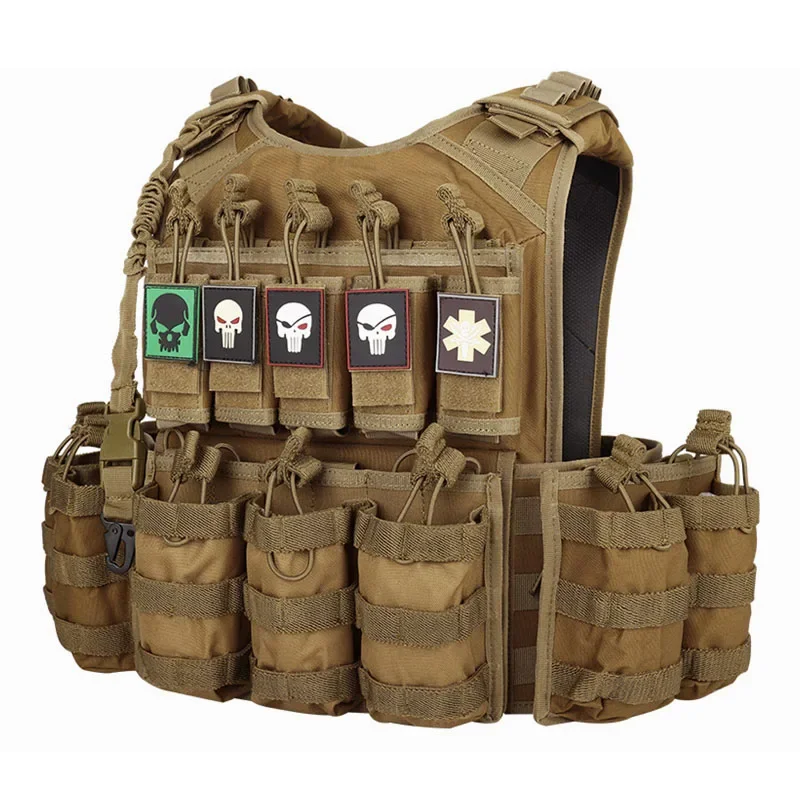 YAKEDA-Quick-Release-Tactical-Survival-Vest-Multi-function-SWAT-Combat ...