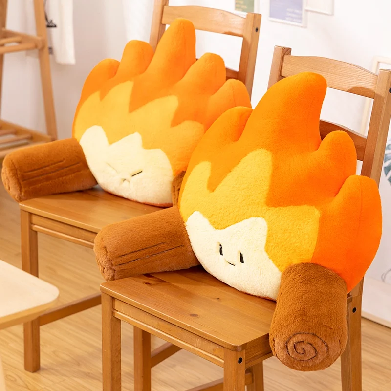 Simulation-Cartoon-Smile-Face-Flame-Plush-Toys-Stuffed-Soft-Sofa-Chair ...