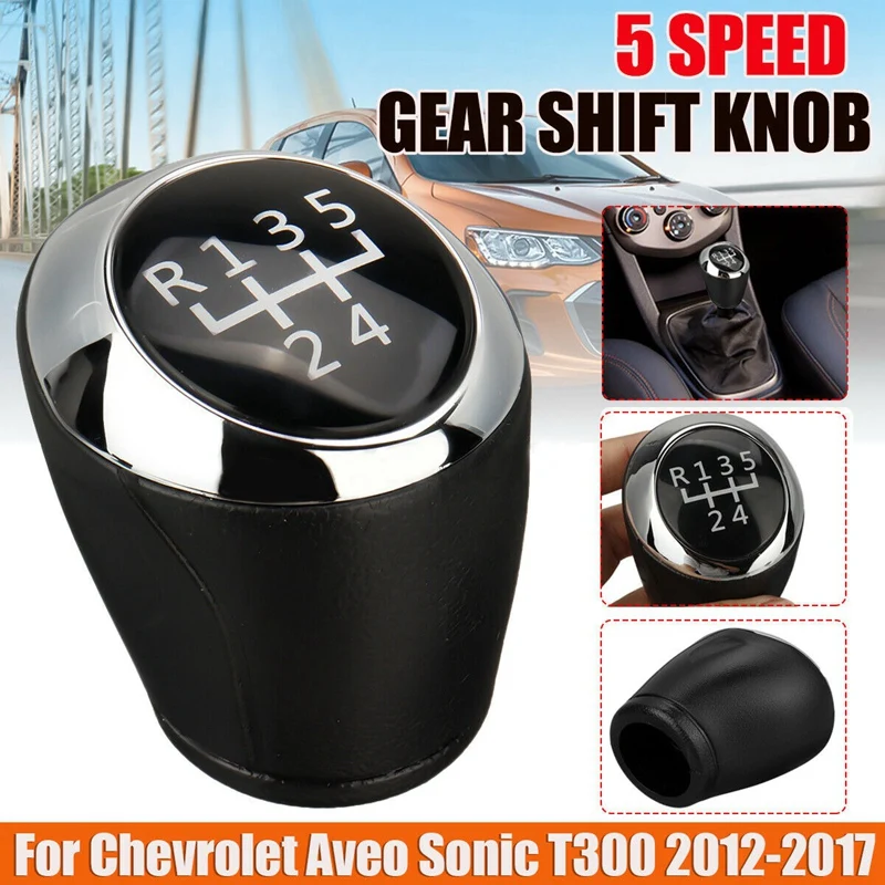 5 Speed Car MT Gear Shift Knob 24108036 for Chevrolet Aveo Sonic T300 ...