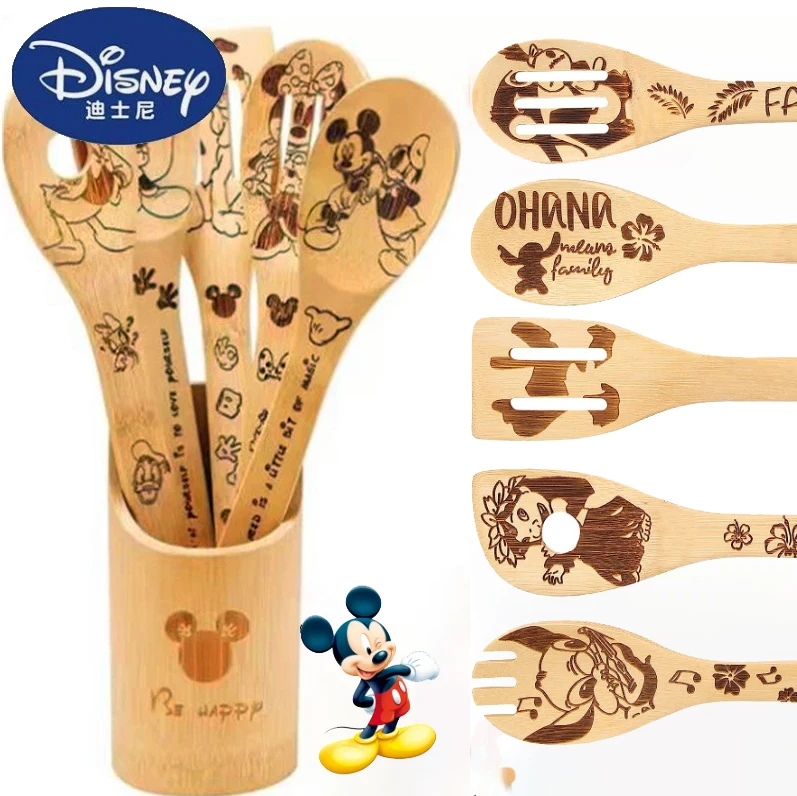 5Pcs-Anime-Disney-Spoon-Shovel-Set-Toy-Kawaii-Cartoon-Mickey-Mouse ...