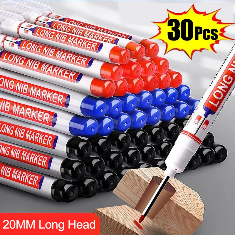 20mm-Deep-Hole-Long-Nib-Head-Markers-For-Metal-Perforating-Pen ...