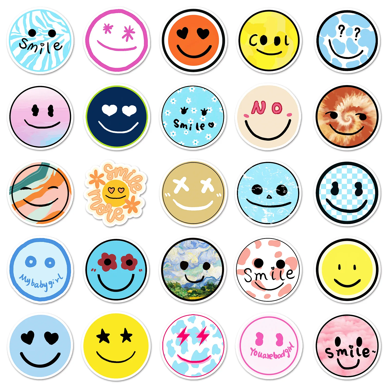 Smiley Stickers For Kids 1200 Pcs Happy Smiley Face Stickers For Kids,