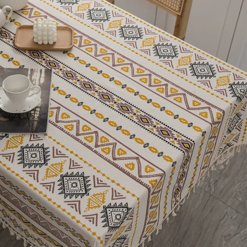 Waterproof-and-Oil-Proof-Tablecloth-Art-Placemat-Bohemian-Style-Small ...