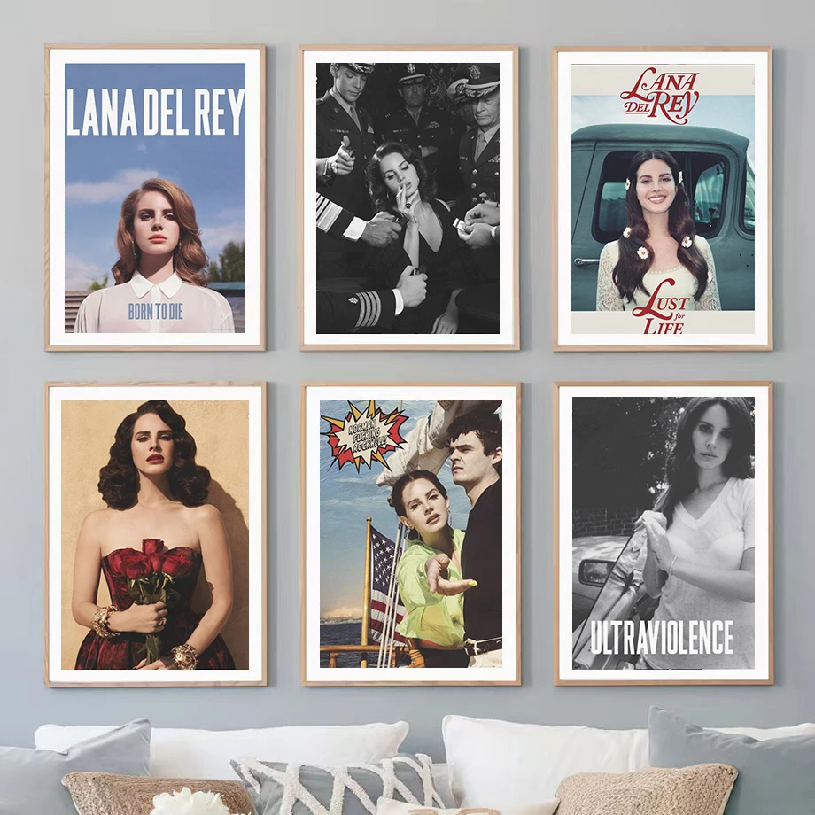 Lana-Del-Rey-Music-Character-Album-Style-Art-Home-Wall-Decoration ...