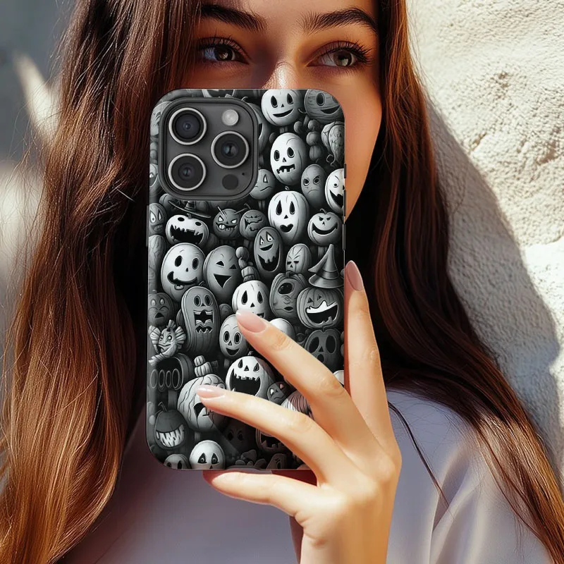 Cool Halloween 2 IN 1 Film shell Phone Case For Vivo X200 X100 X60 X50 ...