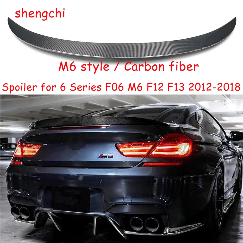 M6-Style-Carbon-Fiber-Rear-Trunk-Deck-Spoiler-Car-Tail-Wing-For-BMW-6 ...