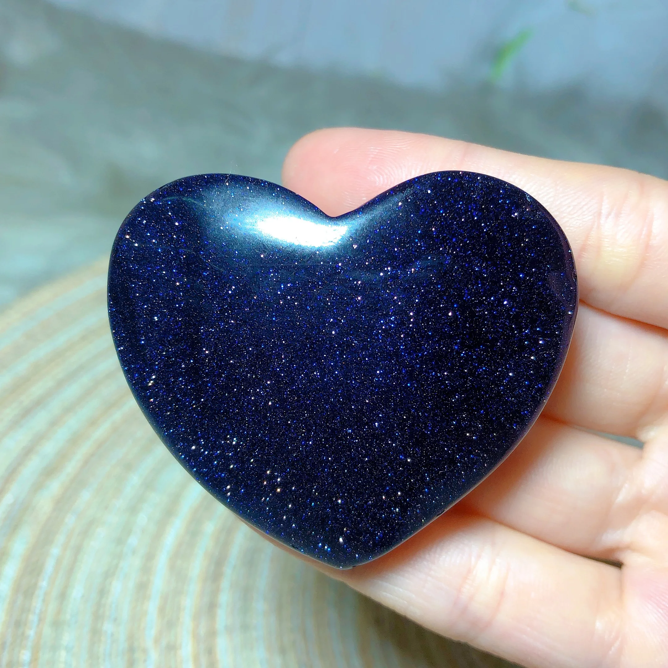 Natura-Crystals-Blue-Sand-Stone-Polished-Heart-High-Quality-Wholesale ...