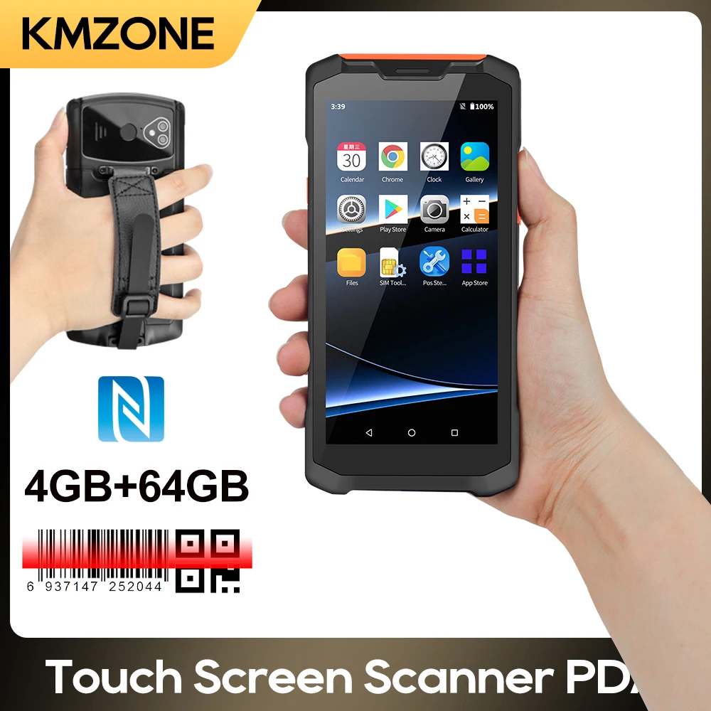 Android 12/11 Handheld PDA Touch Screen Terminal with Barcode Scanner ...
