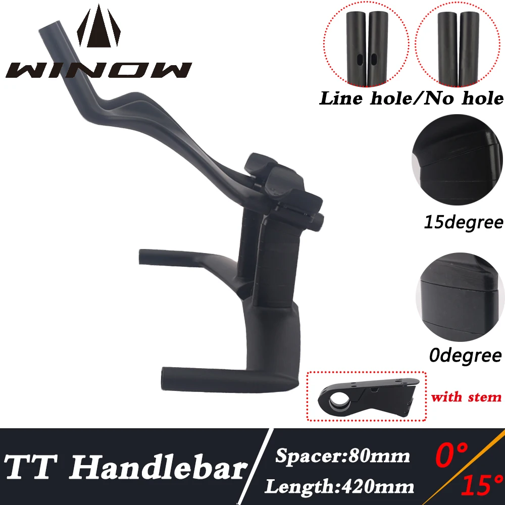 Winow-Carbon-TT-Handlebar-Road-bike-Triathlon-Bicycle-TT-Bar-HB086 ...