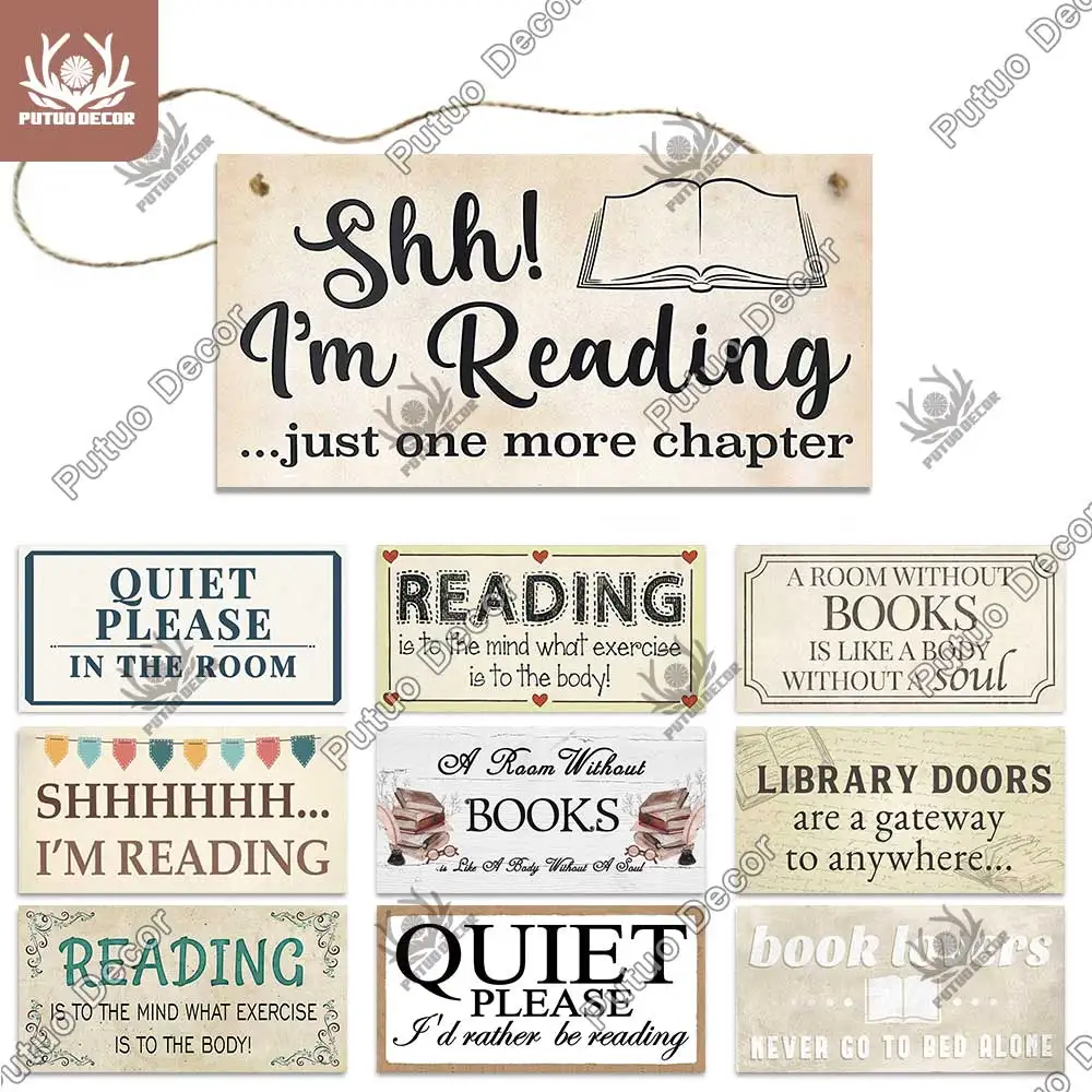 Quiet Library Sign