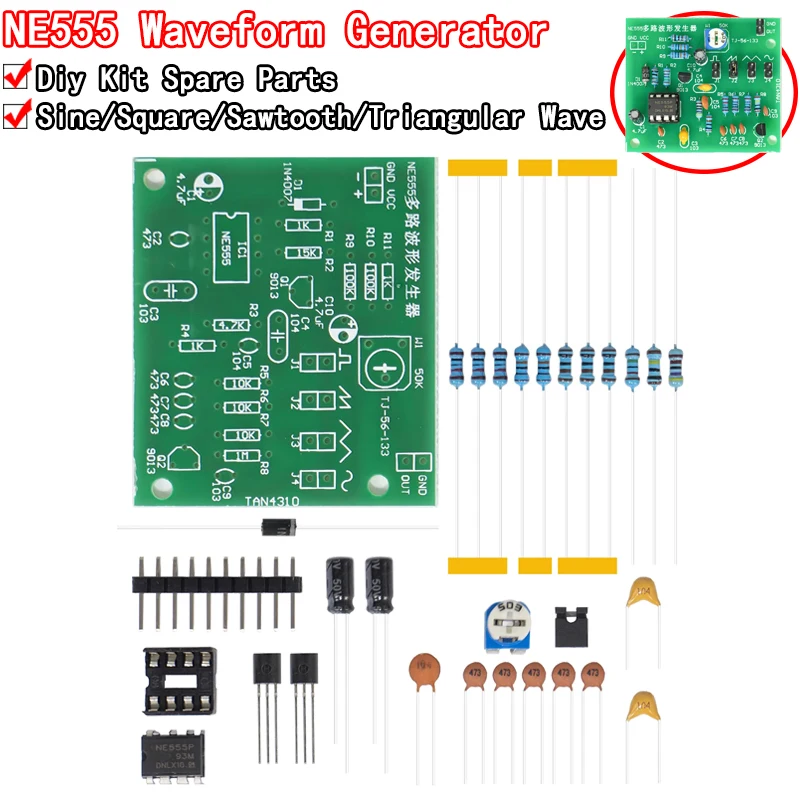 DC6-12V-NE555-Pulse-Generator-Module-Sine-Triangle-Square-Wave ...
