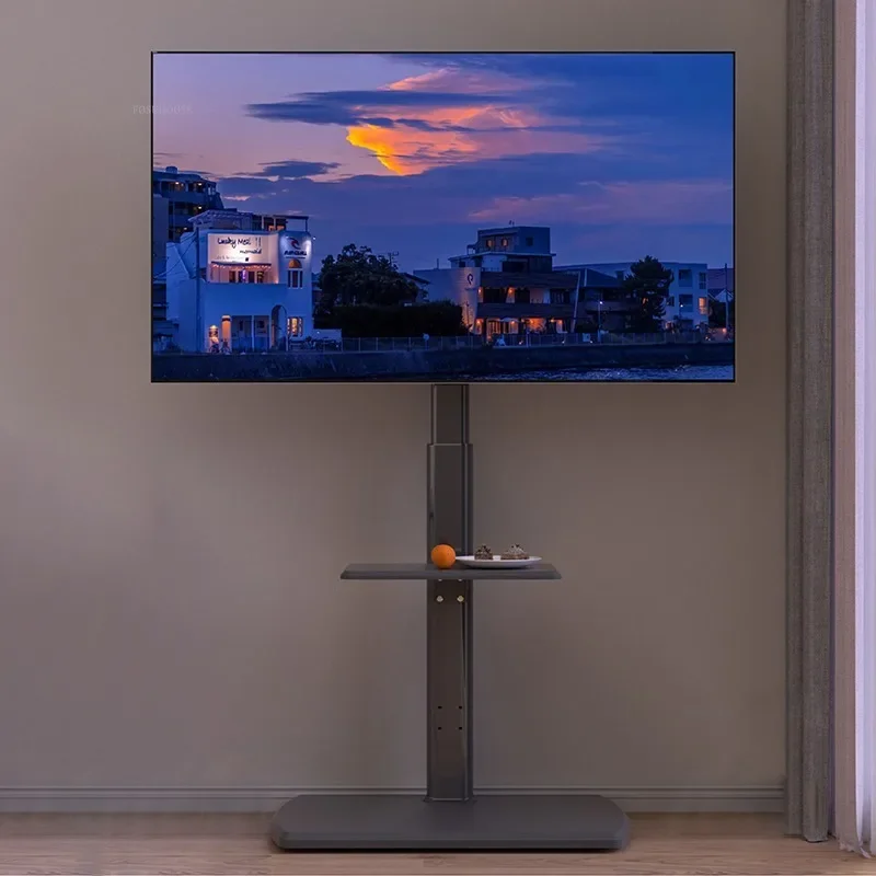 Movable TV Floor Stand with Swivel Mount Height Adjustable Suitable for ...