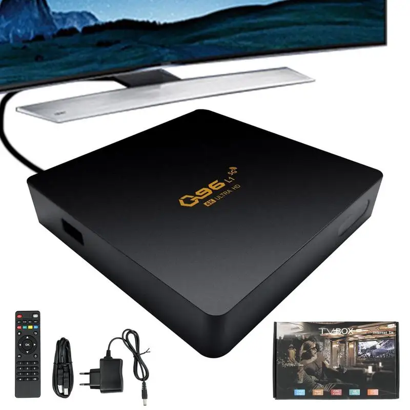 TV-Box-4K-Smart-Media-Player-8GB-Q96-L1-Network-TV-Set-Top-Box-Quad ...
