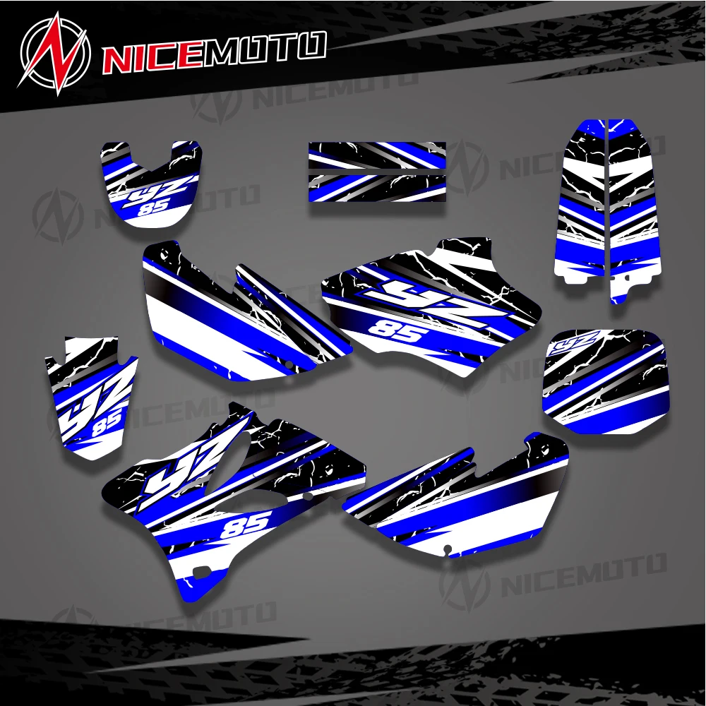 For Yamaha YZ85 YZ 85 2002-2014 2011 2012 2013 Motorcycle Graphics ...