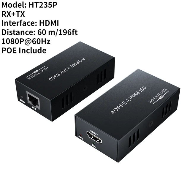 Câble d'extension à fibre optique, 4K, sans fil, HDMI, DVI, KVM ...