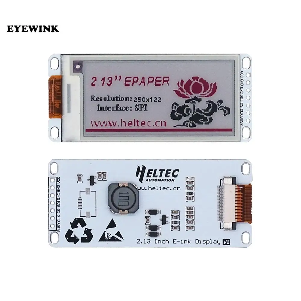 2.13 Inch E Paper Module E Ink Display Screen Module Black Red White ...