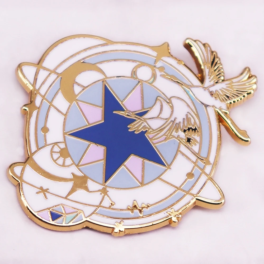 Stars-Moon-Crane-Constellation-Reincarnation-New-Life-Magic-Badge ...