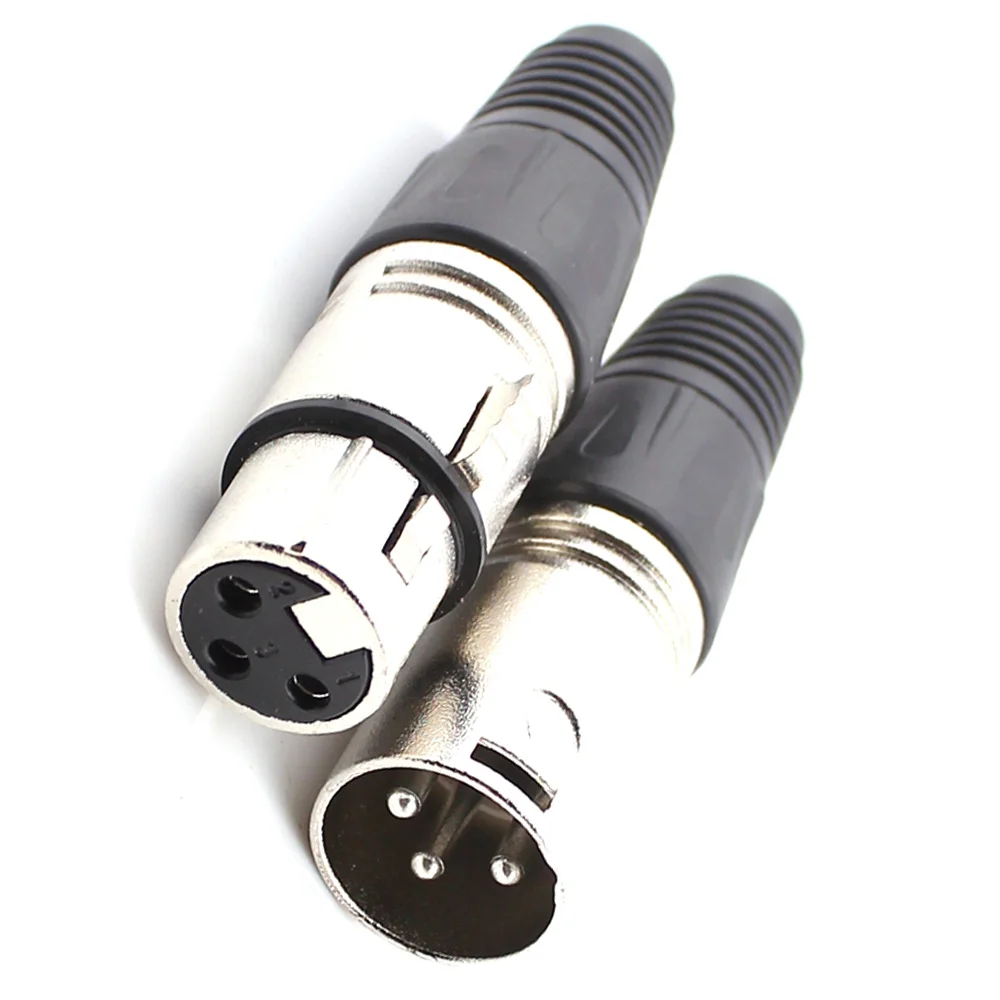 Hot-Sale-XLR-3-Pin-Male-Female-Microphone-Audio-Cable-Plug-Connector-Cannon-MIC-Cable ...