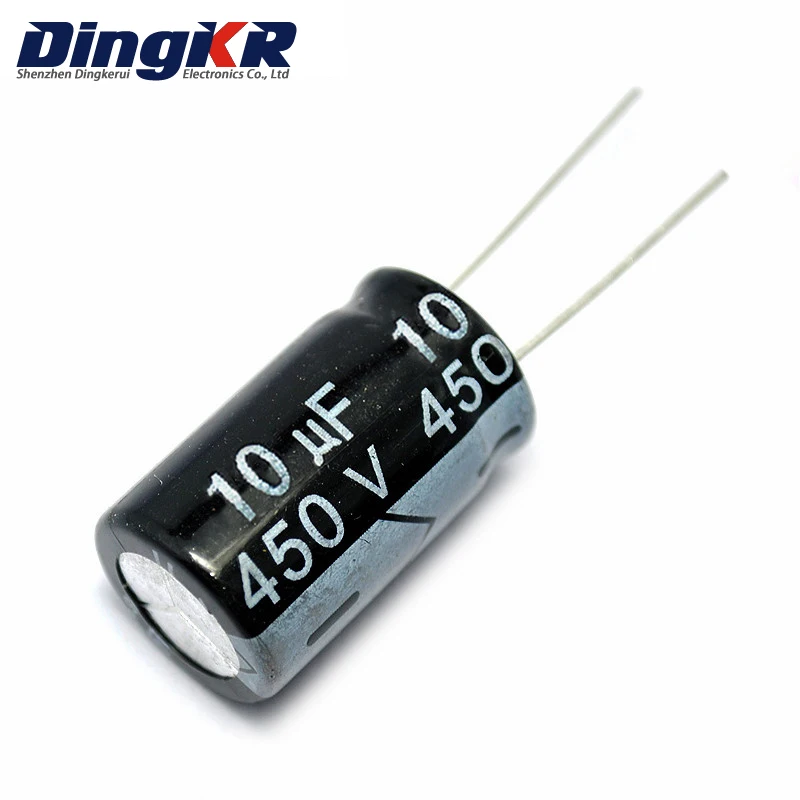 10PCS 450V10UF 10UF 450V 13*21mm 13*21 Aluminum electrolytic capacitor ...