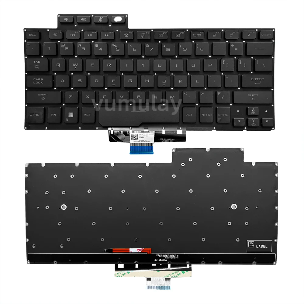 US-Keyboard-for-ASUS-ROG-Zephyrus-G14-GA401-2021-GA401I-GA401QC-GA401QE ...