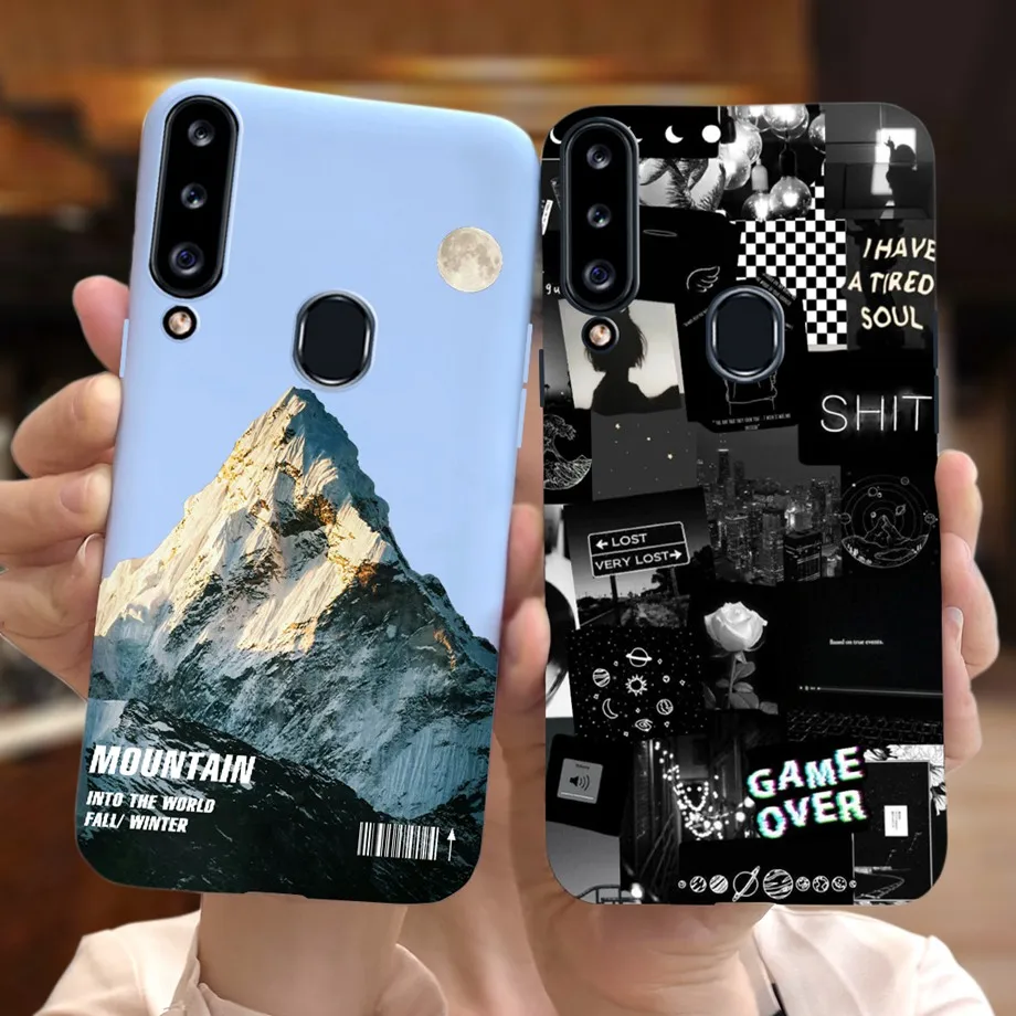 For-Samsung-Galaxy-A20s-SM-A207F-Phone-Case-Soft-TPU-Silicone-Bumper ...