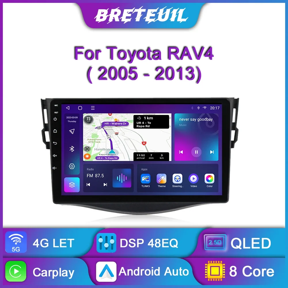 Android-Car-Radio-For-Toyota-RAV4-Rav-4-2005-2013-Carplay-GPS ...