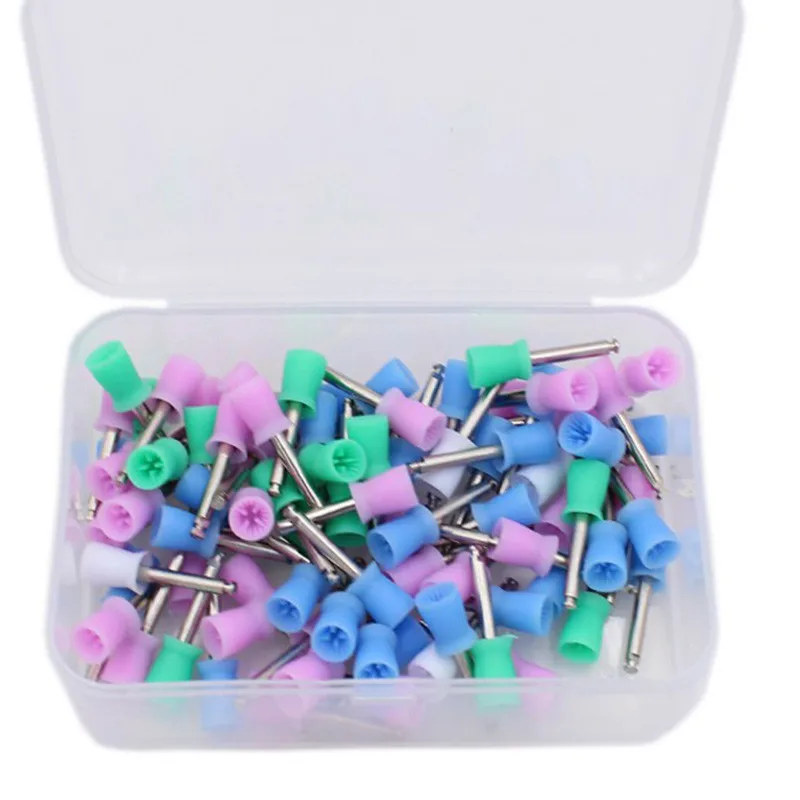 100PCS-Box-Dentistry-Polishing-Cup-Latch-Type-Rubber-Tooth-Polishing ...