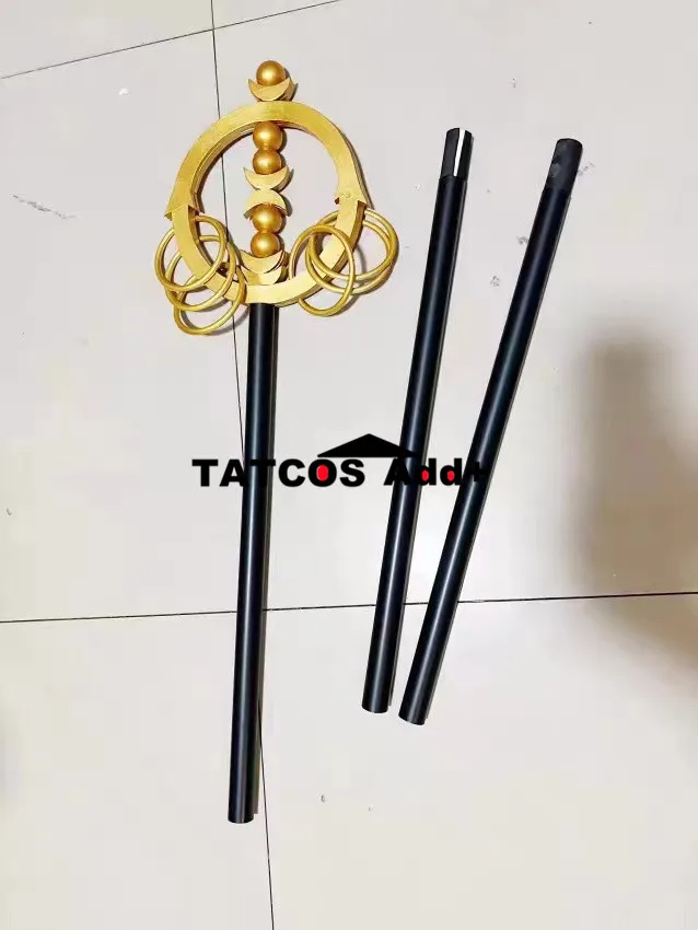 Anime-Miroku-Cosplay-Buddhist-Monk-Staff-Monk-s-Staff-Stick-Prop-Custom ...