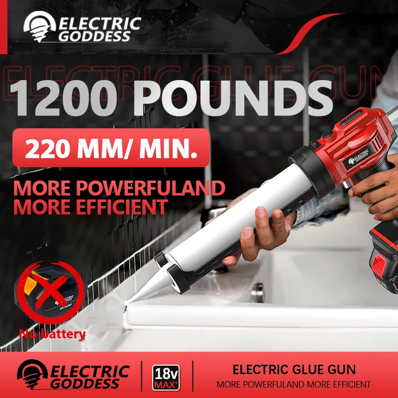 Electric-Goddess-Electric-Caulking-Gun-4-Speeds-Glue-Gun-Pressure-Glue-Sewing-Seams-Sealant-Glue ...