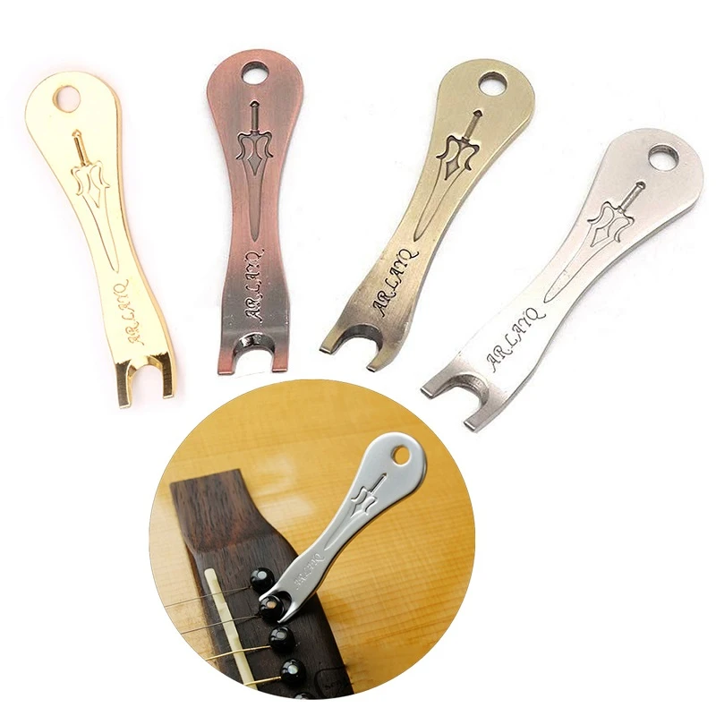 1PCS Stainless Steel Acoustic Guitar String Nail Peg Pulling Puller ...