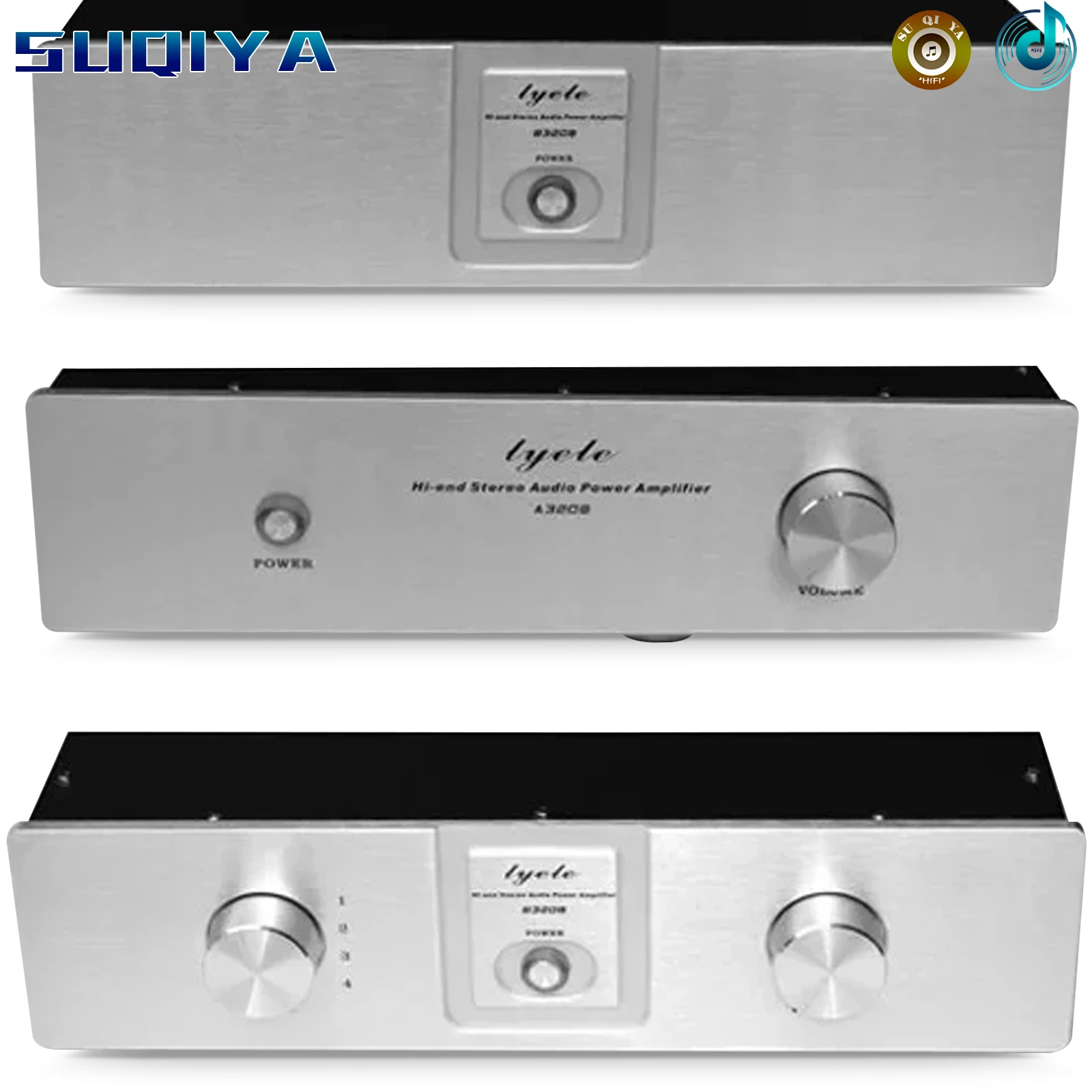 case-320-80-266mm-A3208A-Iron-body-Aluminum-panels-amplifier-chassis ...