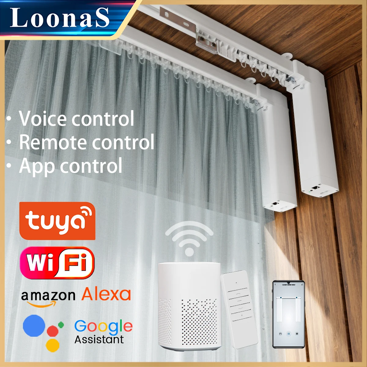 Smart-Curtains-Electric-Automatic-Curtain-Drive-Rod-Motor-System-Tuya ...