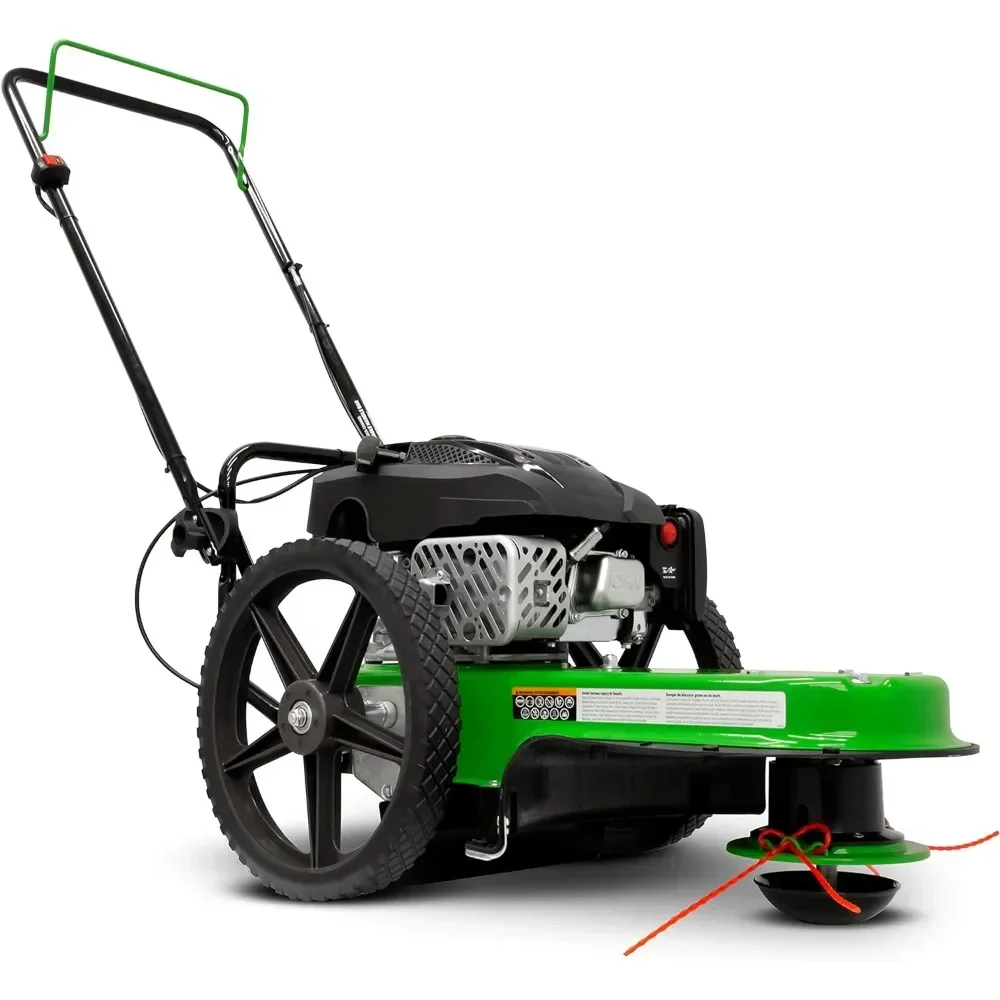 40095-Walk-Behind-String-Mower-Trimmer-160cc-4-Cycle-Gas-Engine-Large ...