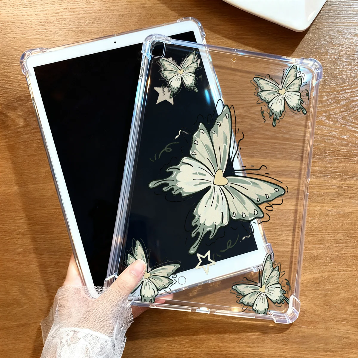 Gold Butterfly Tablet Case For Samsung Galaxy Tab S10 Lite 12.4 inch A9 ...