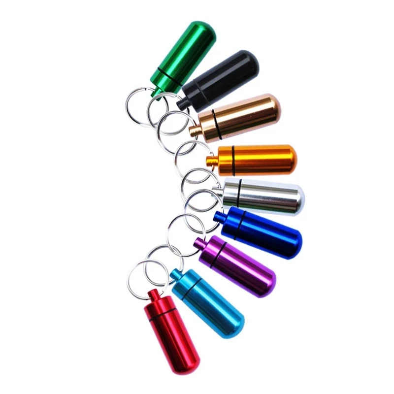 1PCS 7 Colors Pill Box New Waterproof Medicine Case Container Capsule ...