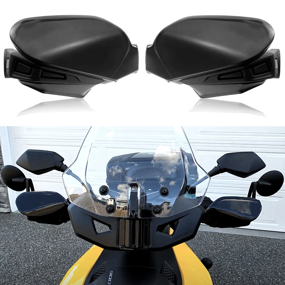 1-Pair-Motorcycle-Handguards-Protector-Wind-Deflector-Kit-Compatible ...