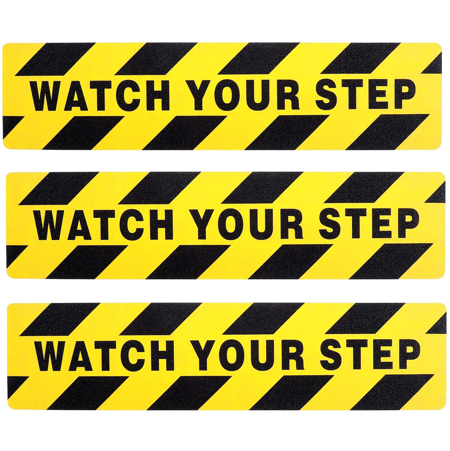 3 Pcs 6x24 inches Watch Your Step Warning Sticker Adhesive Tape Anti ...