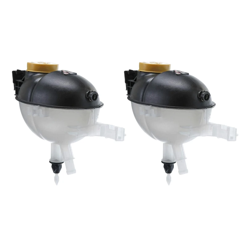 2X Car Coolant Recovery Expansion Tank For Mercedes Benz C250 C300 C350 ...